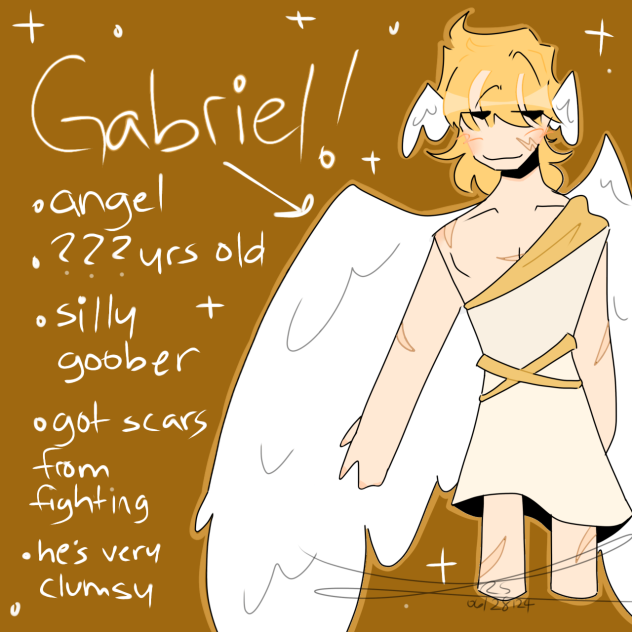 Gabriel’s ref - ibisPaint