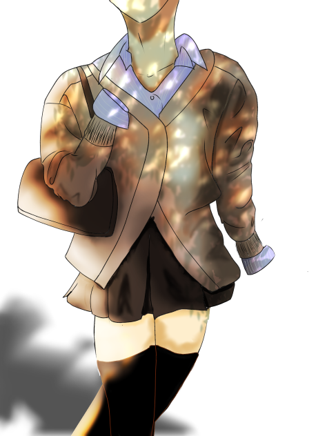Clothing & lighting study - ibisPaint