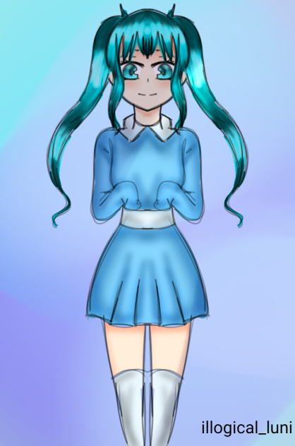 Weird girl - ibisPaint