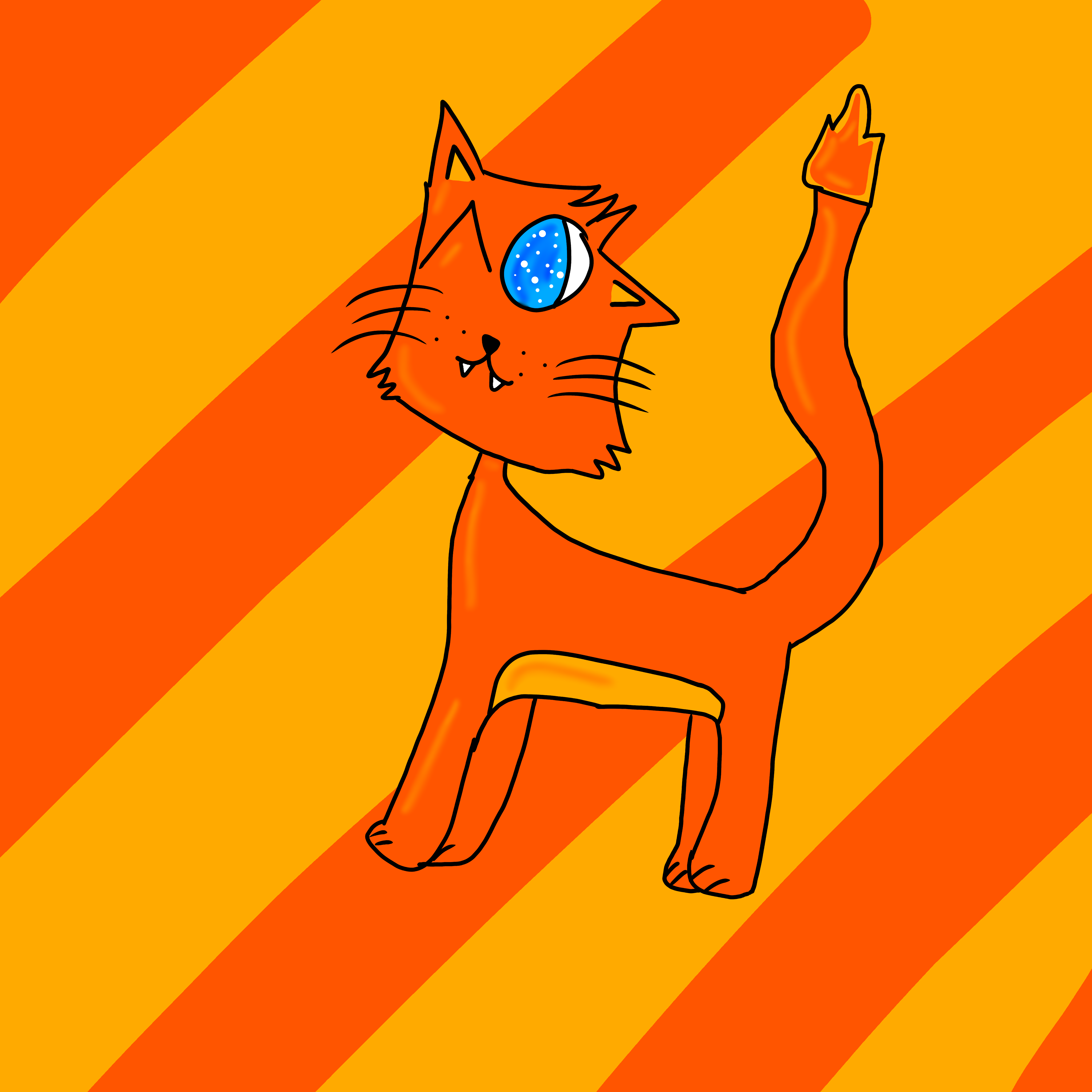 Cat Charmander Speed Paint Ibispaint