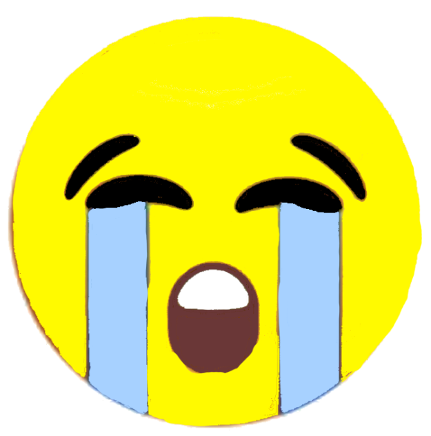 Absolutely Ruined Crying Emoji - ibisPaint