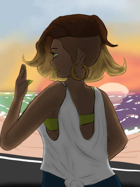 Sunset Run - ibisPaint