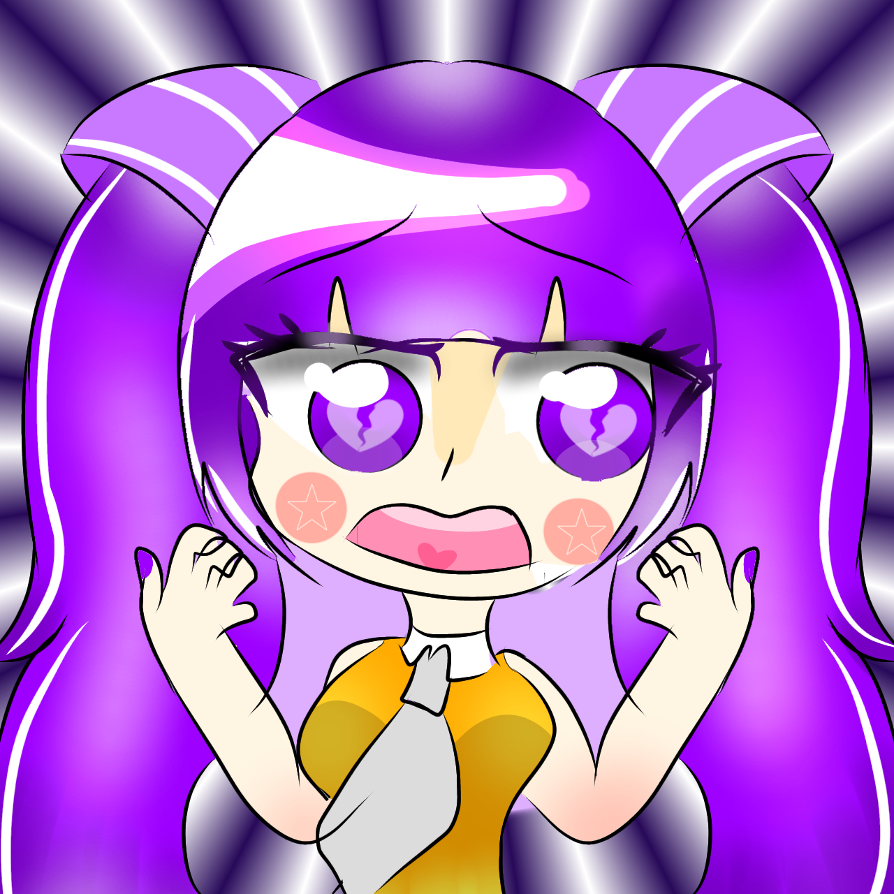 Scared rita (T_T) 💜😰 - ibisPaint