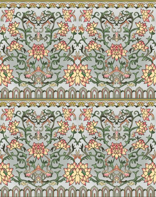 lotus pattern 5 - ibisPaint