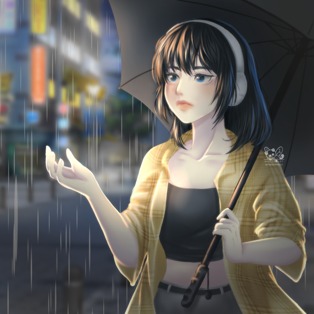 Raining - ibisPaint