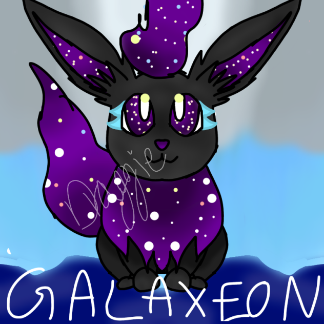 Galaxeon, the Galaxy Pokémon - ibisPaint