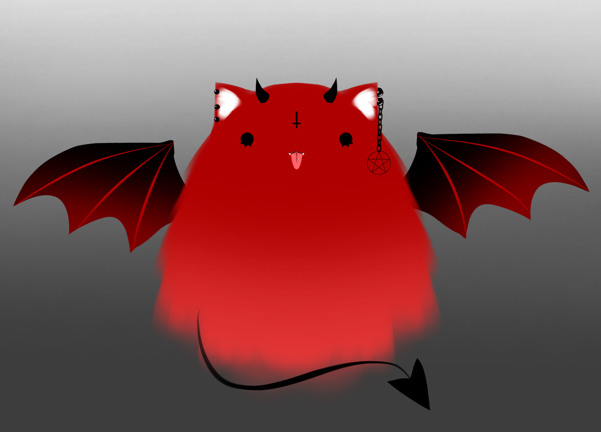 Demonic Floofle - ibisPaint