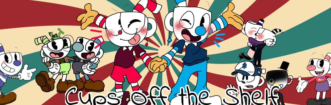 Cups Off the Shelf Banner - ibisPaint