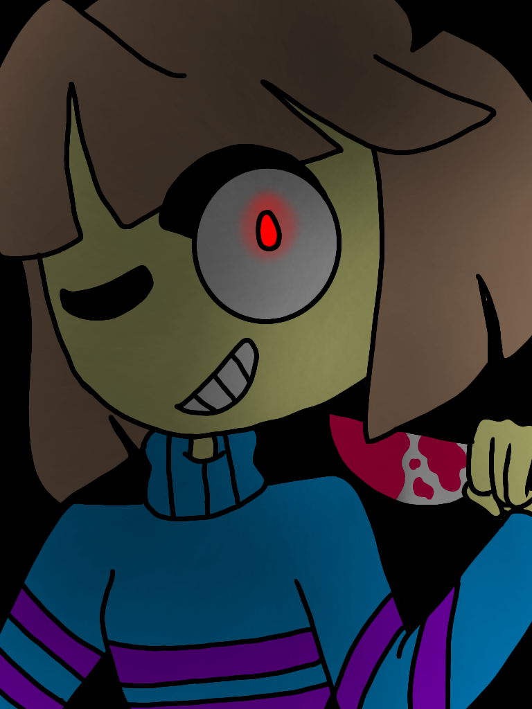 possessed frisk - ibisPaint