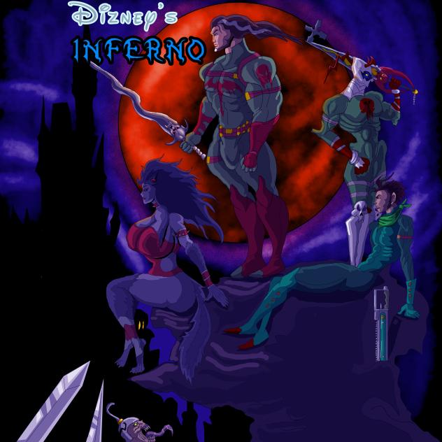 Dizney's Inferno cover 1 - ibisPaint