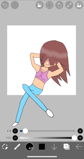 Popping out of canvas - ibisPaint