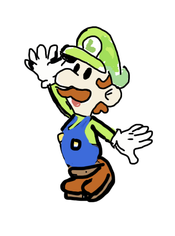 Luigi draw - ibisPaint