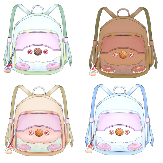 IBM3308 Sweets themed bag - ibisPaint