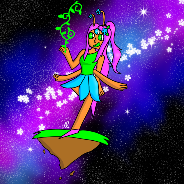 Space flower - ibisPaint