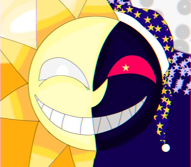 Sun and moon - ibisPaint