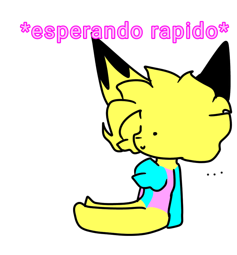 yo esperando notificación de comics - ibisPaint