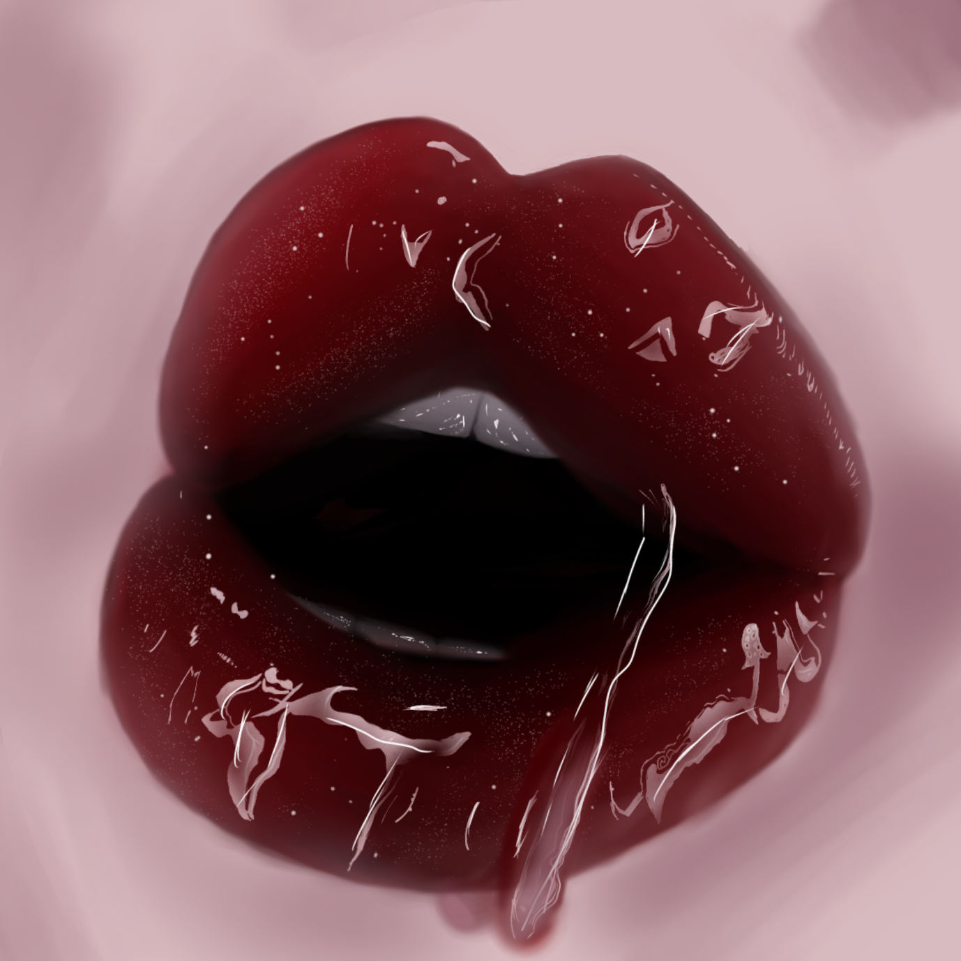 Juicy lips (up close) - ibisPaint