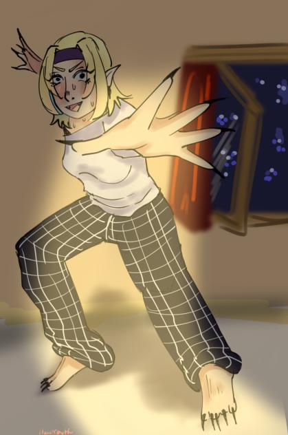 pose study with reference - ibisPaint