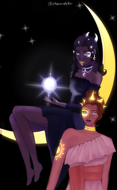 Sun and Moon - ibisPaint