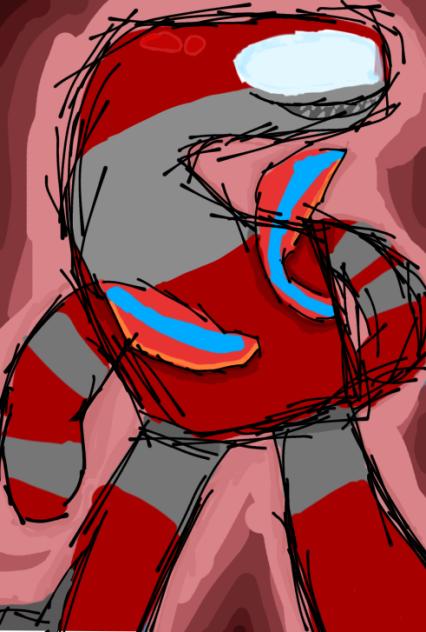 red power rangers - ibisPaint