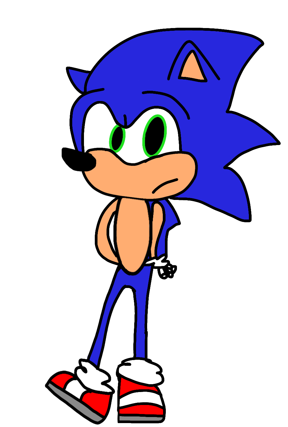 Sonic waiting - ibisPaint