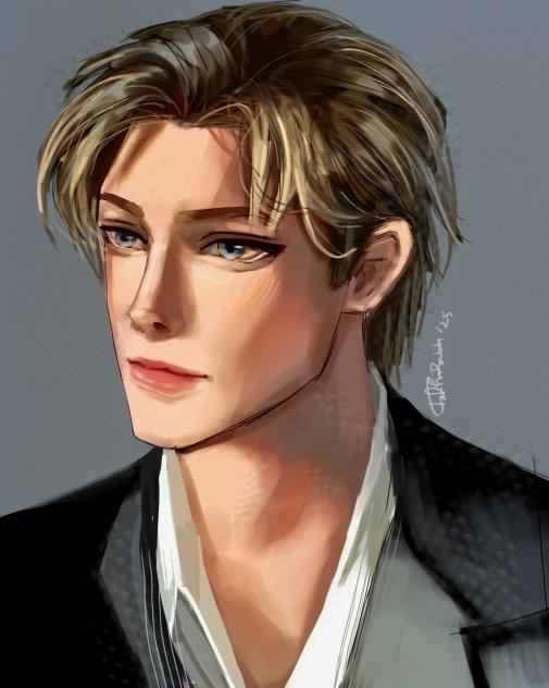 male portrait - ibisPaint