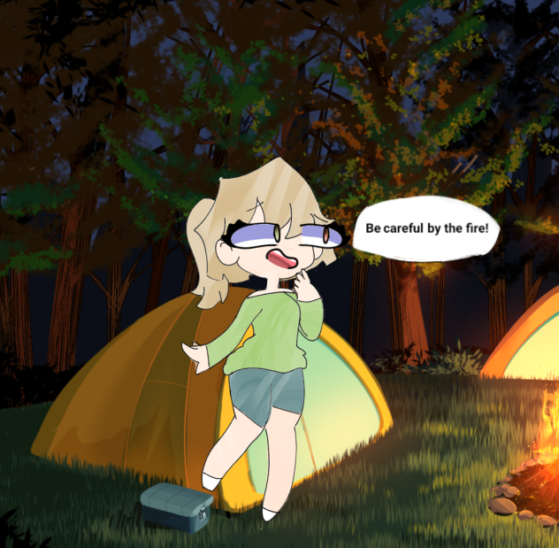 Camping chaos collab - ibisPaint