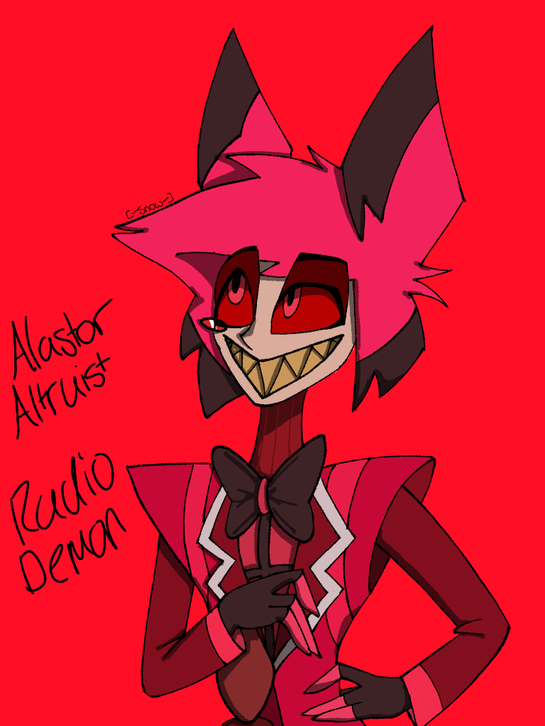 Alastor Altruist The Radio Demon - ibisPaint