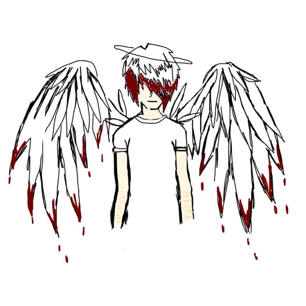 emo Angel (traced) - ibisPaint