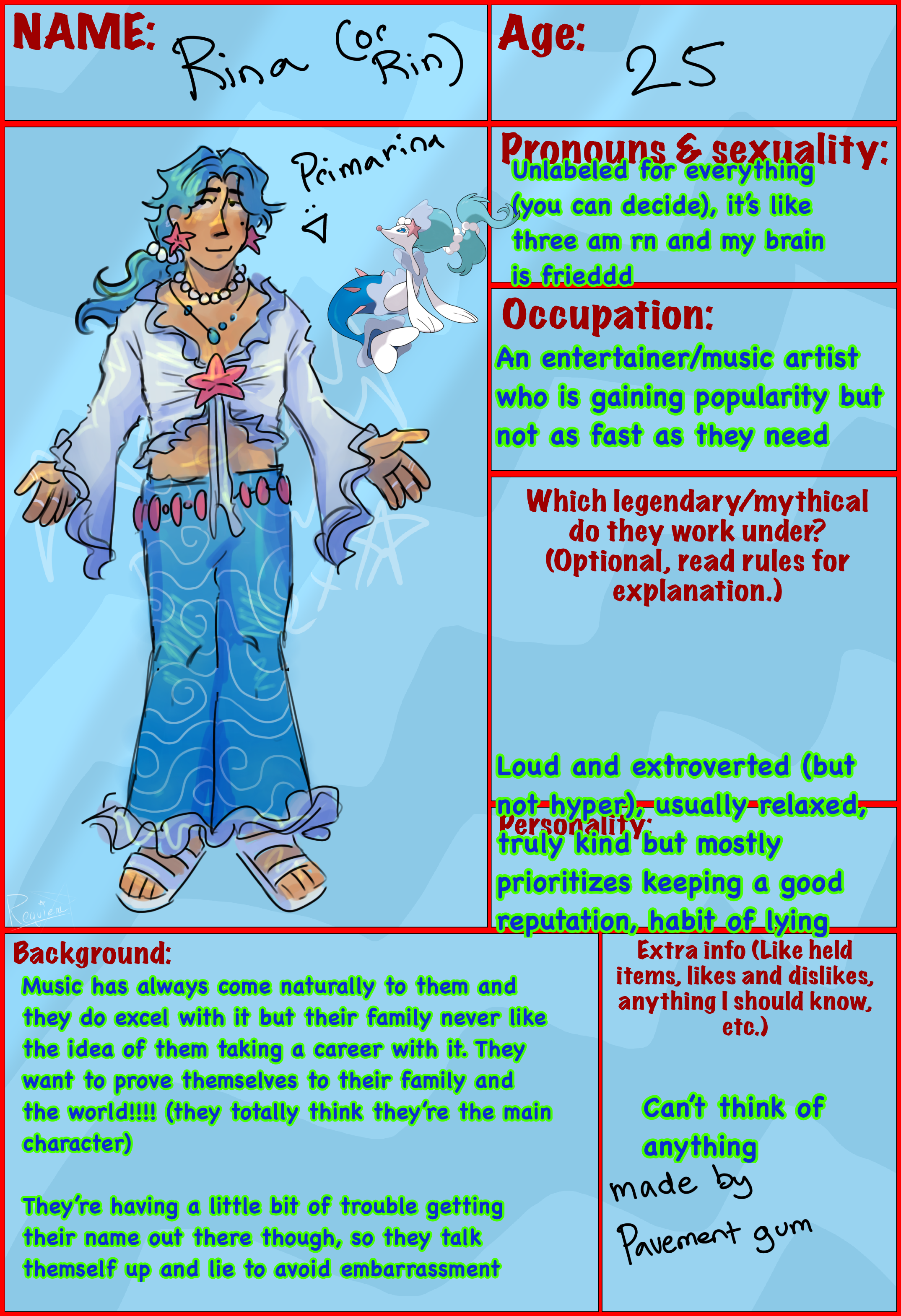 Pokemon gijinka for Requiem!! - ibisPaint