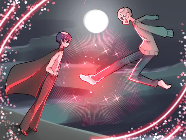 super cool fight - ibisPaint