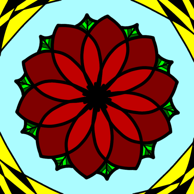 Pretty Red Flower - ibisPaint