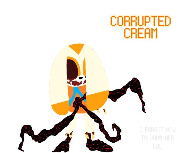 Corrupted cream - ibisPaint