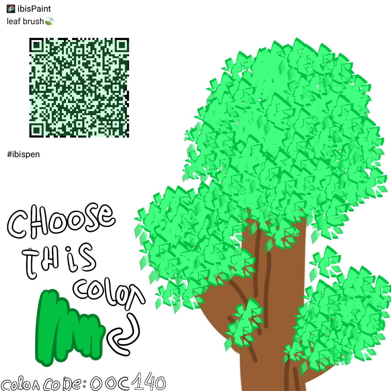 Leaf brush 🍃 - ibisPaint