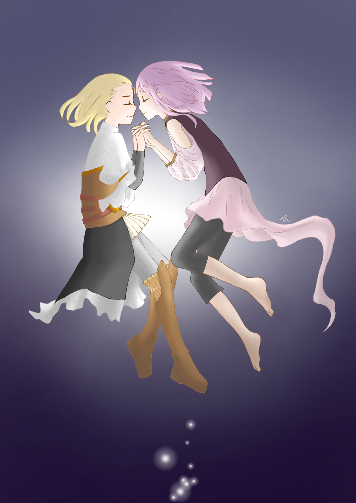 Disappearing but not alone - ibisPaint