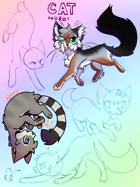 Cat collab! - ibisPaint