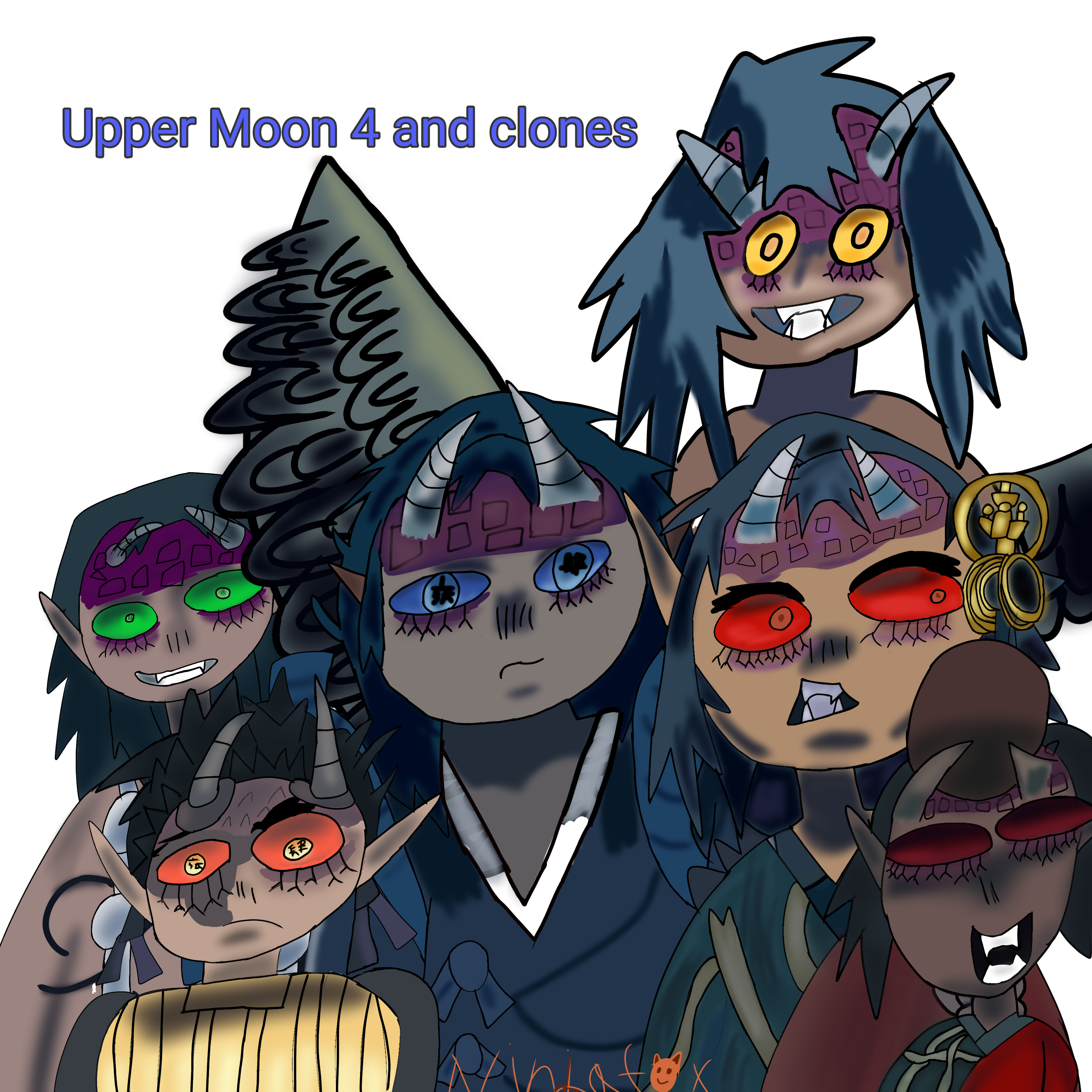 Upper Moon 4 and clones - ibisPaint