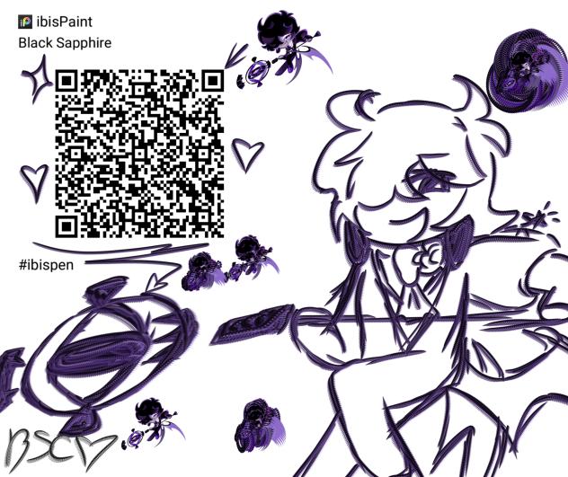 Black sapphire cookie - ibisPaint