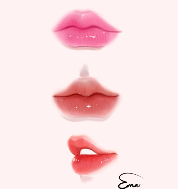 lip tutorial 👄 - ibisPaint