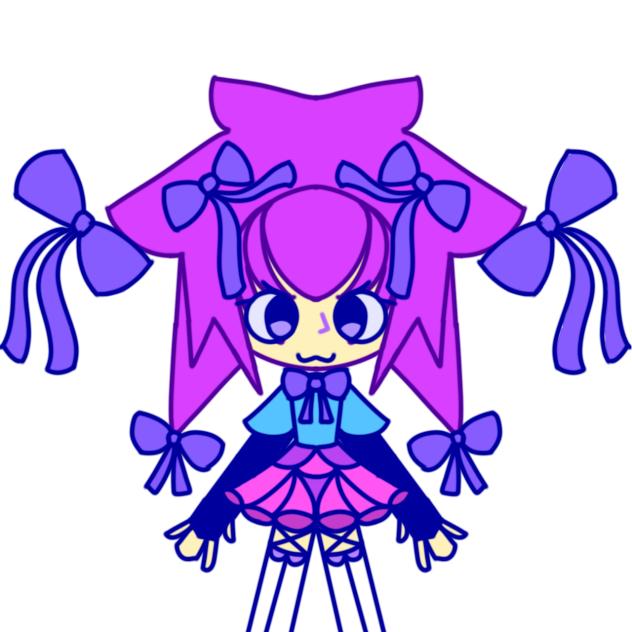 silly bow girl 'v' - ibisPaint