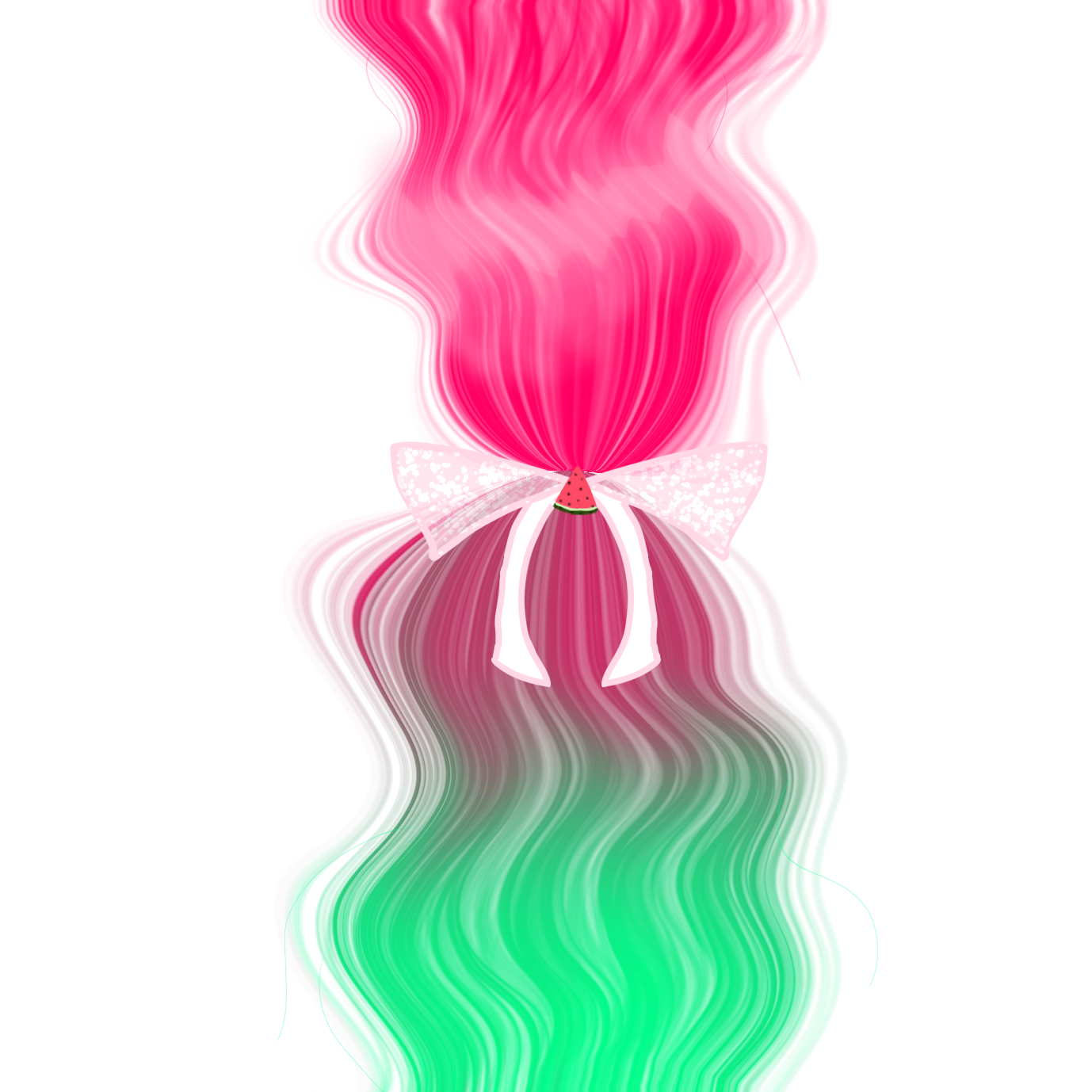 Wada Melon hair 🍉 free 2 use - ibisPaint