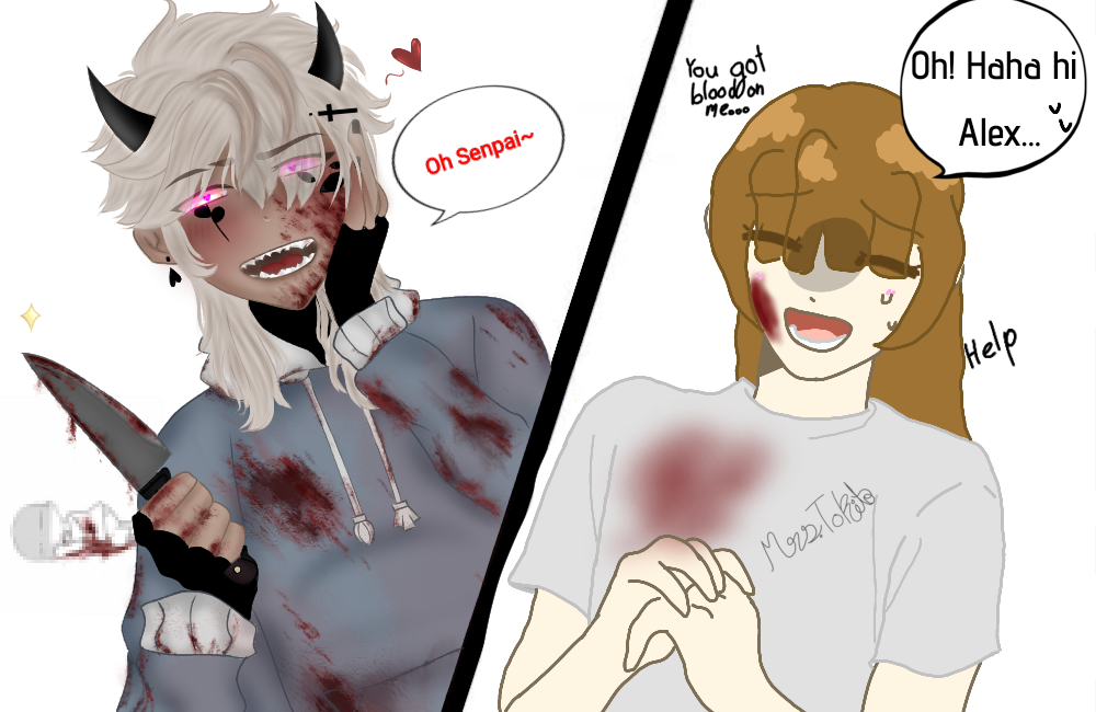 Yandere collab with °•Alex Zero•° - ibisPaint