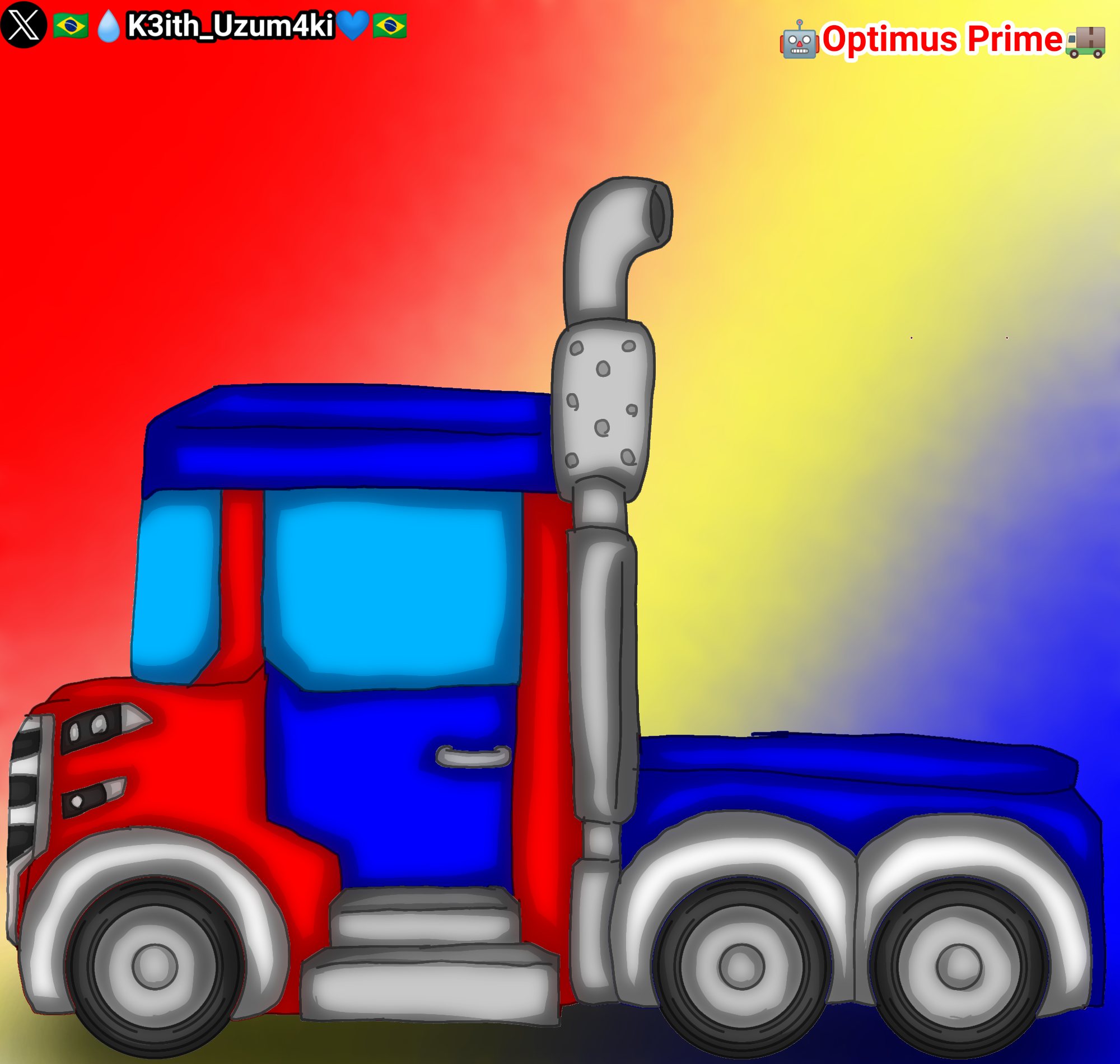 Optimus Prime (Truck) - Transformers - ibisPaint