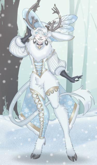 White Deer - ibisPaint