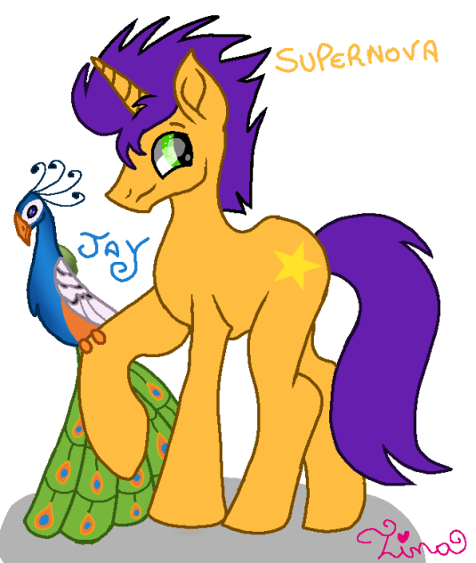 Desenho só Supernova e Jay - ibisPaint