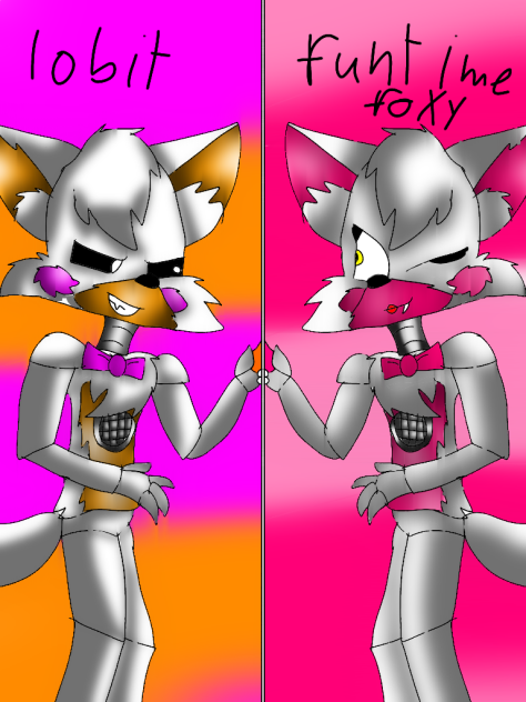 lobet and funtime foxy - ibisPaint