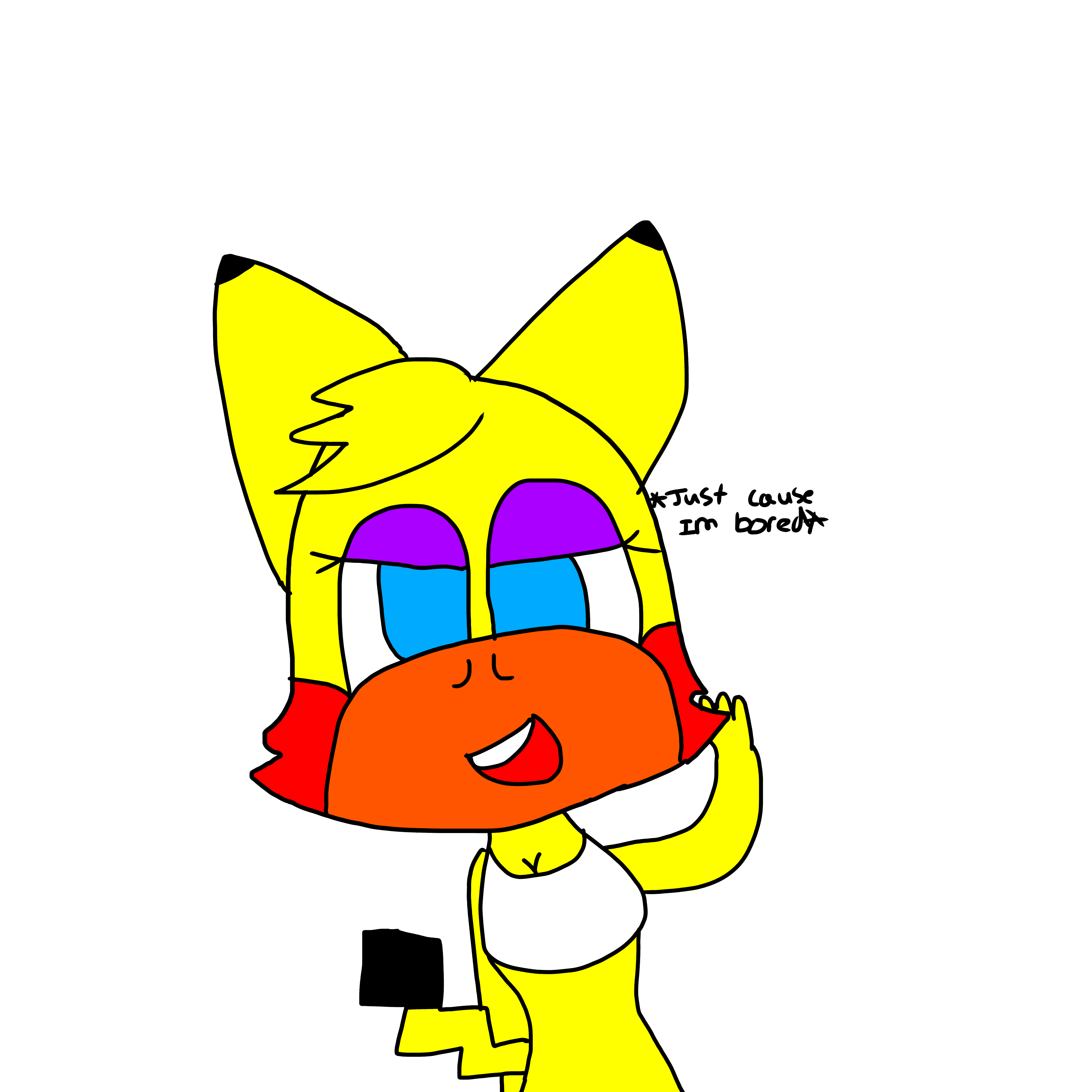 CHICA CHU AS A SONIC CHARACTER (speed pa - ibisPaint