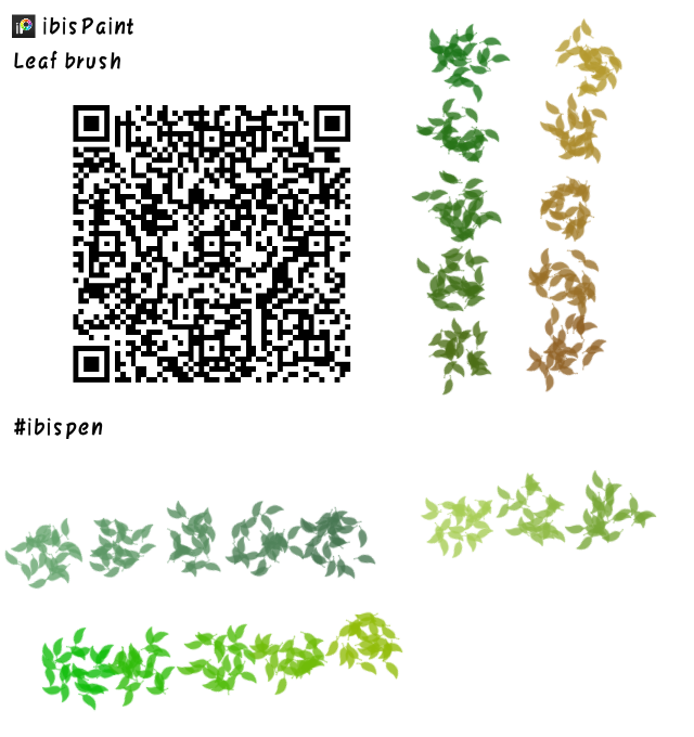 leaf brush 🌿 - ibisPaint