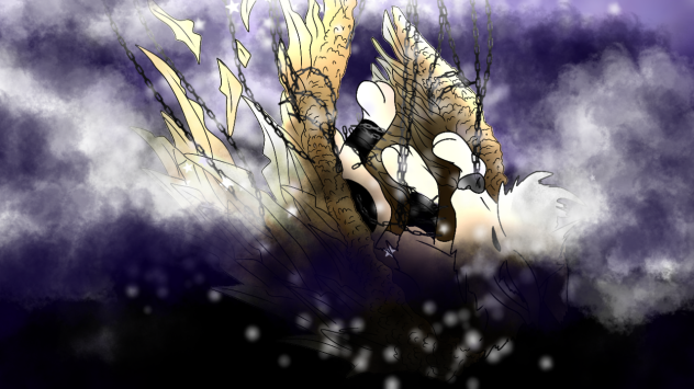 Fallen angel wolf - ibisPaint