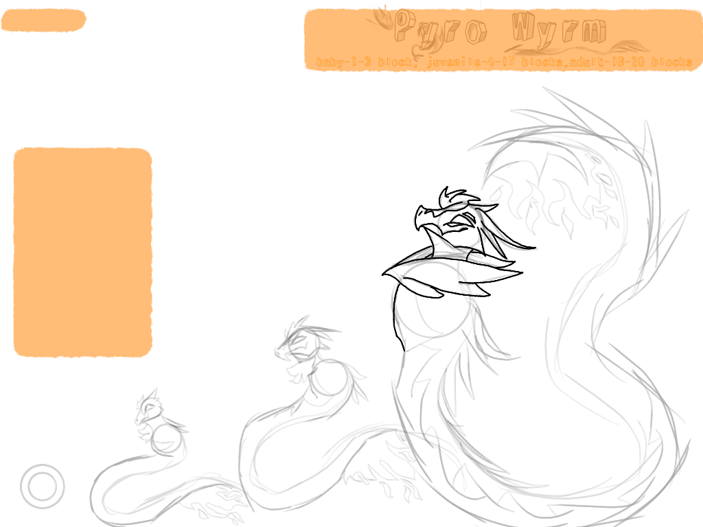 pyro Wyrm wip - ibisPaint